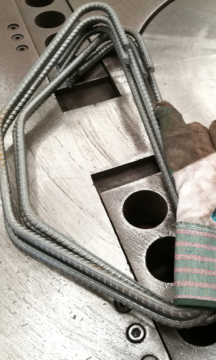 Cut and Bent Steel Rebar | wire mesh supplier in uae | BRC ARABIA